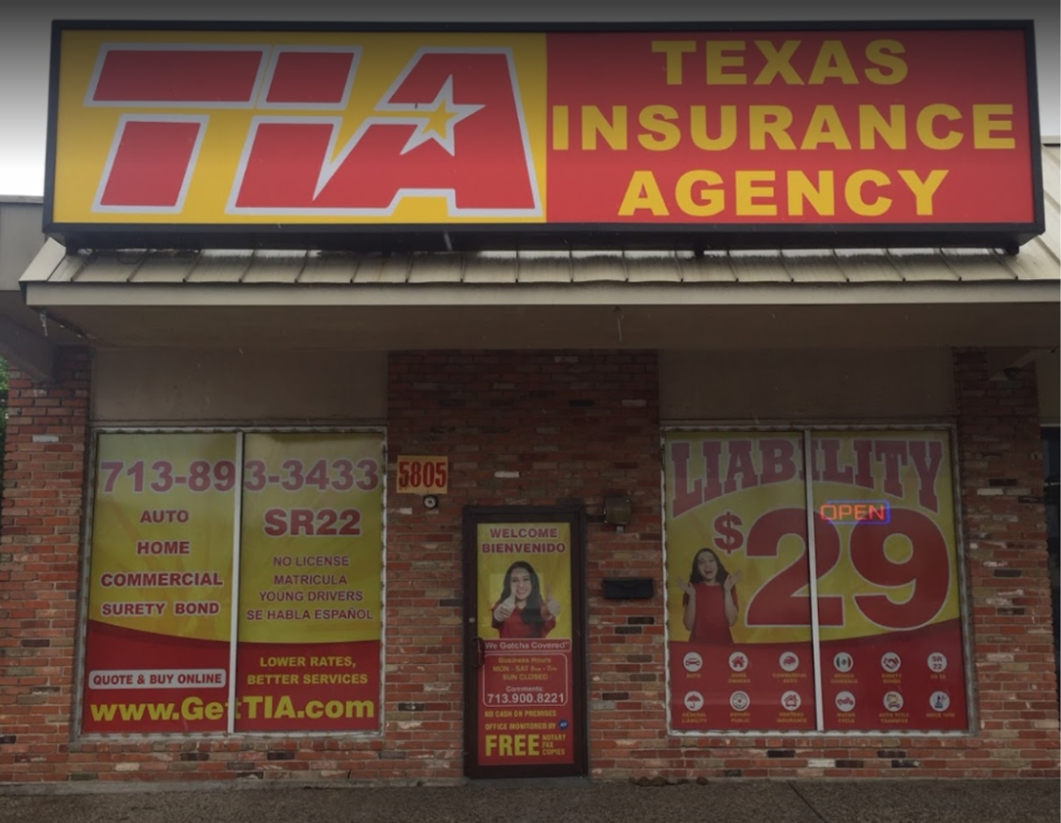TIA Texas Insurance Agency | Houston | Locations